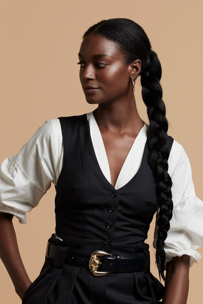 Women's Suit Vest - Black – Indira de paris